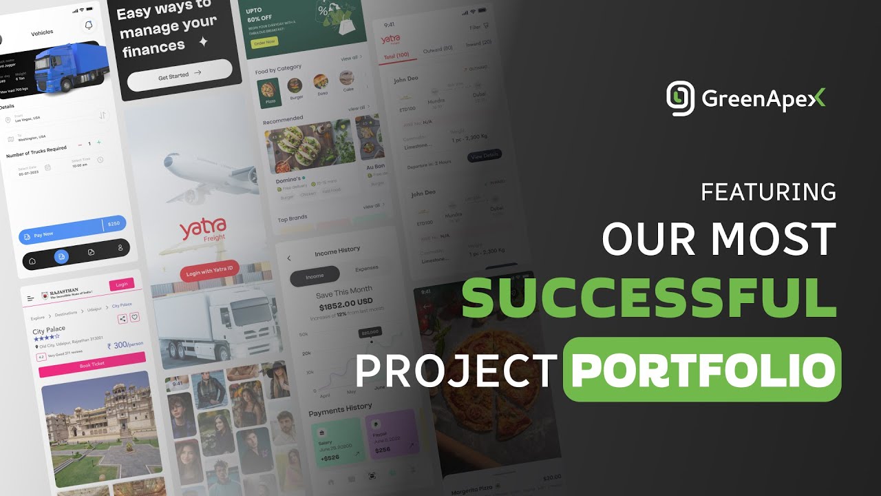 Transforming Businesses: Web App Portfolio Showcase | Green Apex 🚀 ...