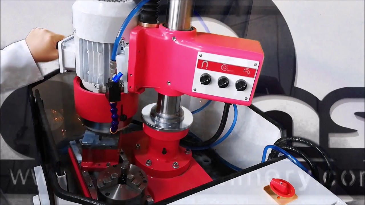 Sample grinding machine T150 A - YouTube