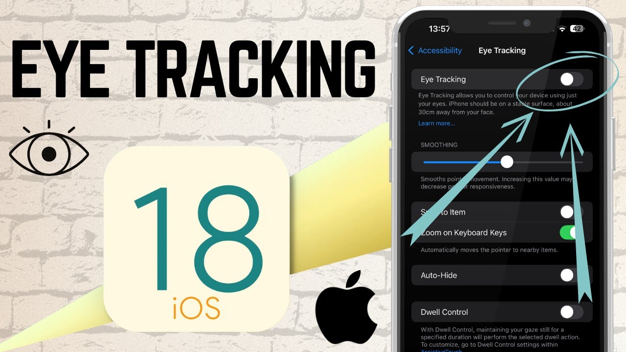 How To Use Eye Tracking On iPhone (iOS 18) - YouTube