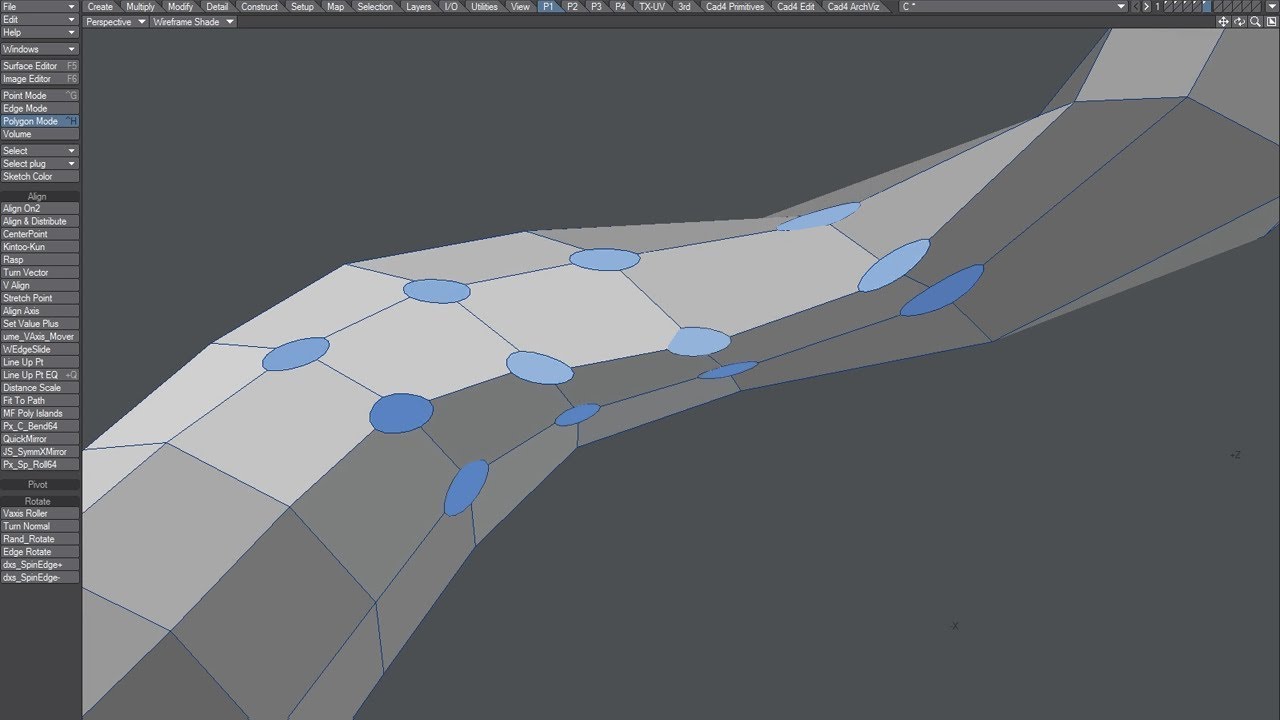 LightWave Model - Squashed Circle Falloff (Ø) - YouTube