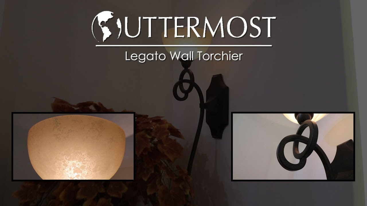 Legato Wall Torchier by Uttermost - YouTube