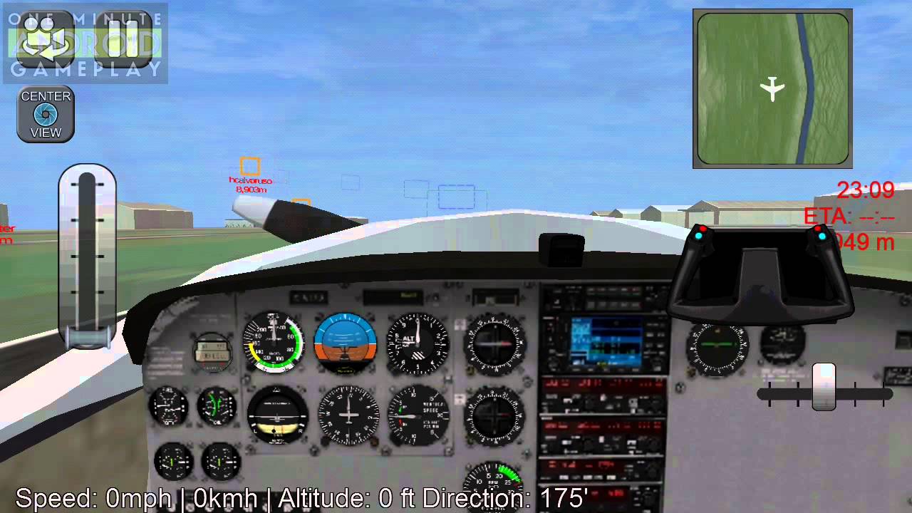 Flight Simulator Online 2014 - One Minute Android Gameplay - YouTube