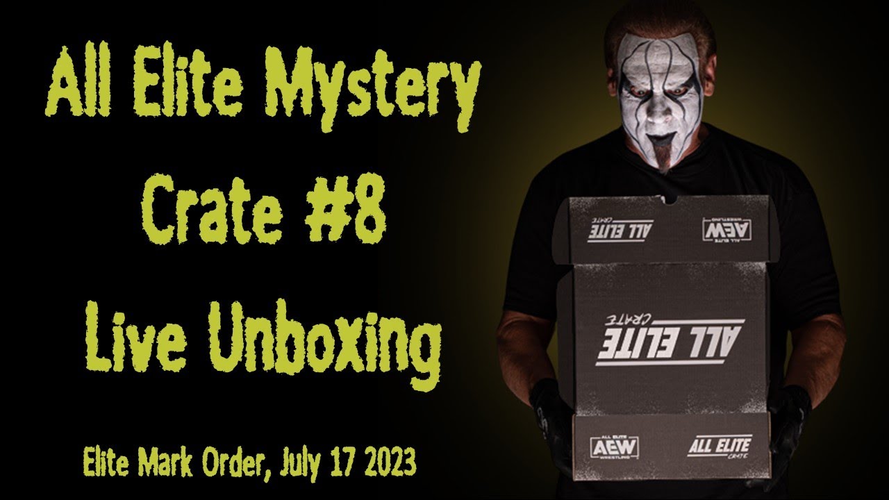 AEW Mystery All Elite Crate #8 Unboxing, Elite Mark Order style! - YouTube