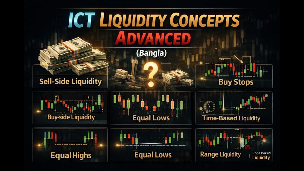 ICT Liquidity Concept Explained | Forex Smart Money Trading Step by ...