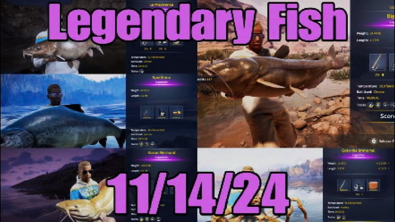 This Weeks Legendary Fish 11/14/24 Easy Guide - Call Of The Wild The ...
