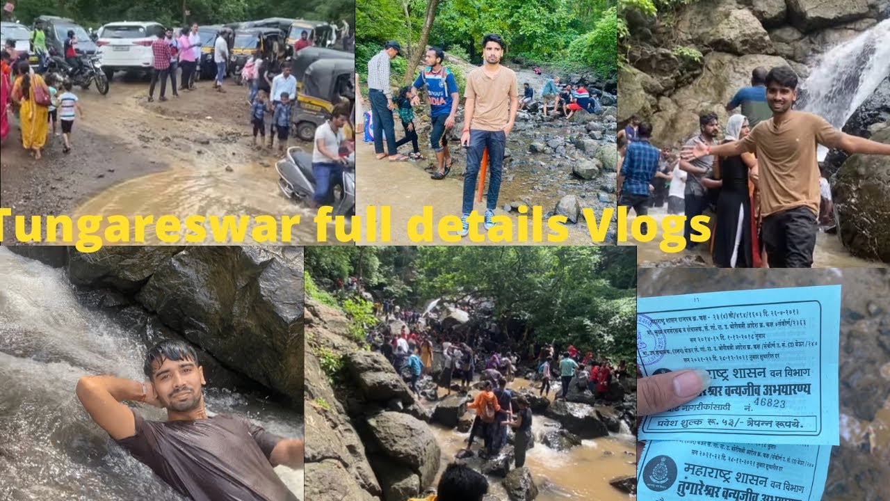 Tungareswar vasai waterfall 😍⛈ - YouTube