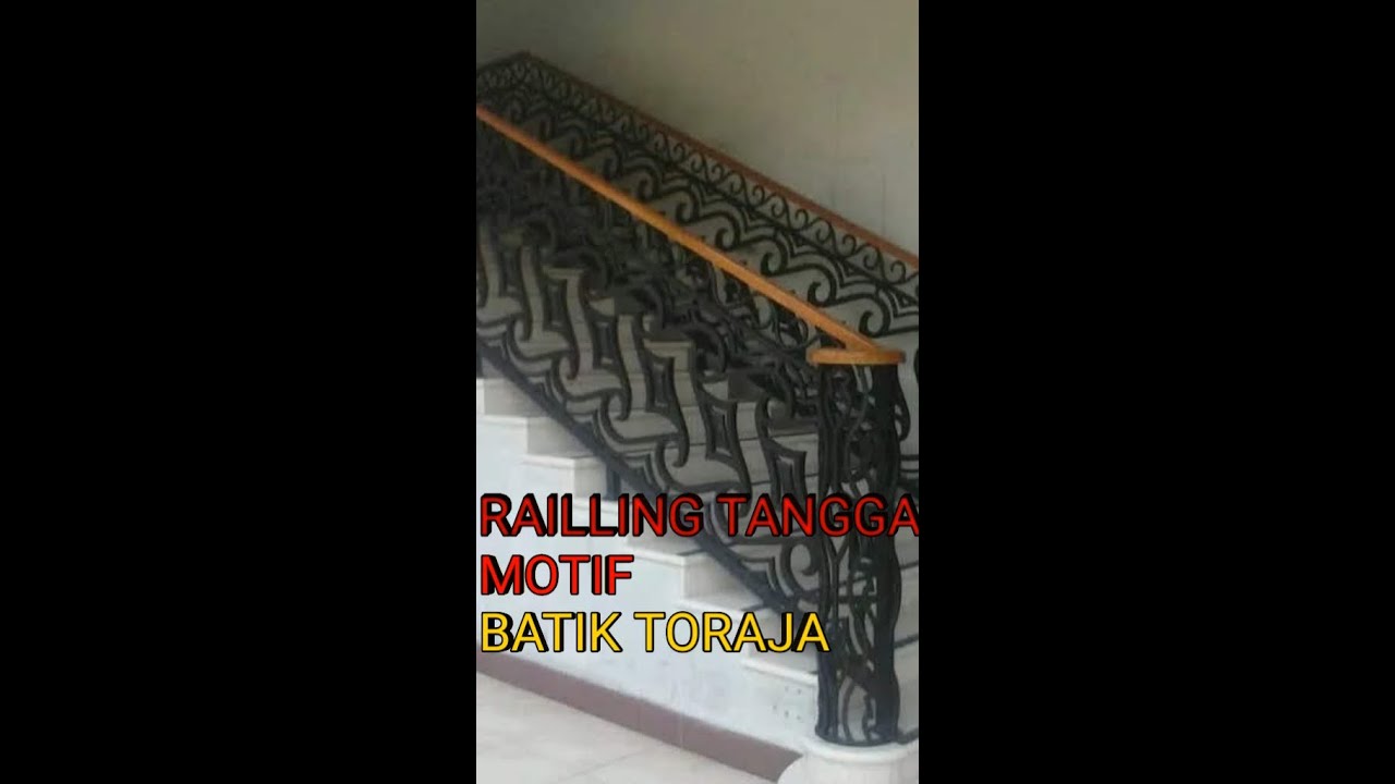 Cara Membuat Railling Tangga Motif Batik Toraja - YouTube