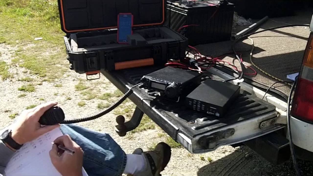 20 Meter Homebrew Portable Ground Plane Antenna - YouTube