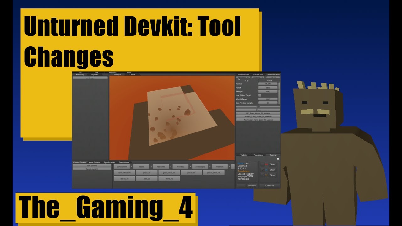 Unturned Devkit: Splatmap / Special Effect Tool Changes - YouTube
