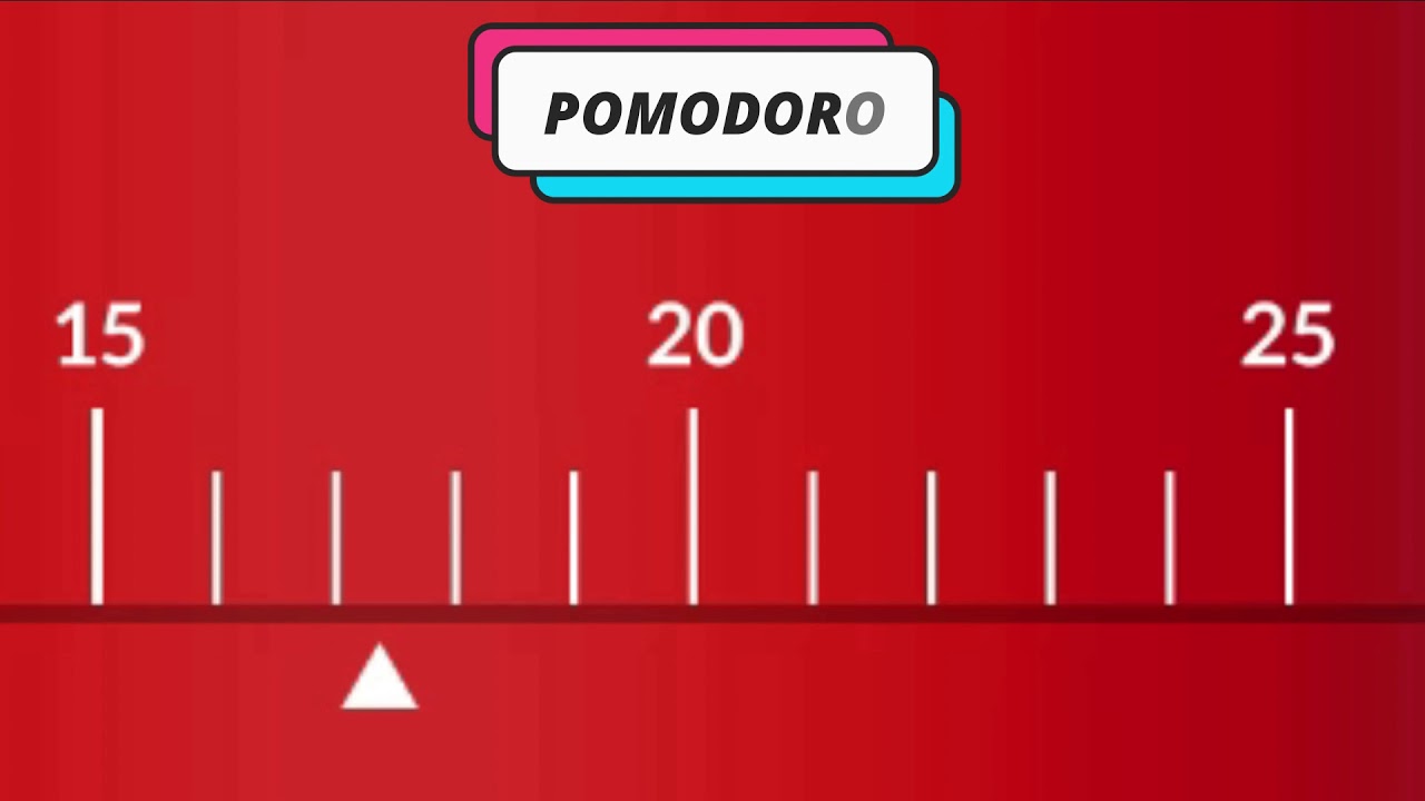 Timer Pomodoro 4 x 25min 5min 15min - YouTube