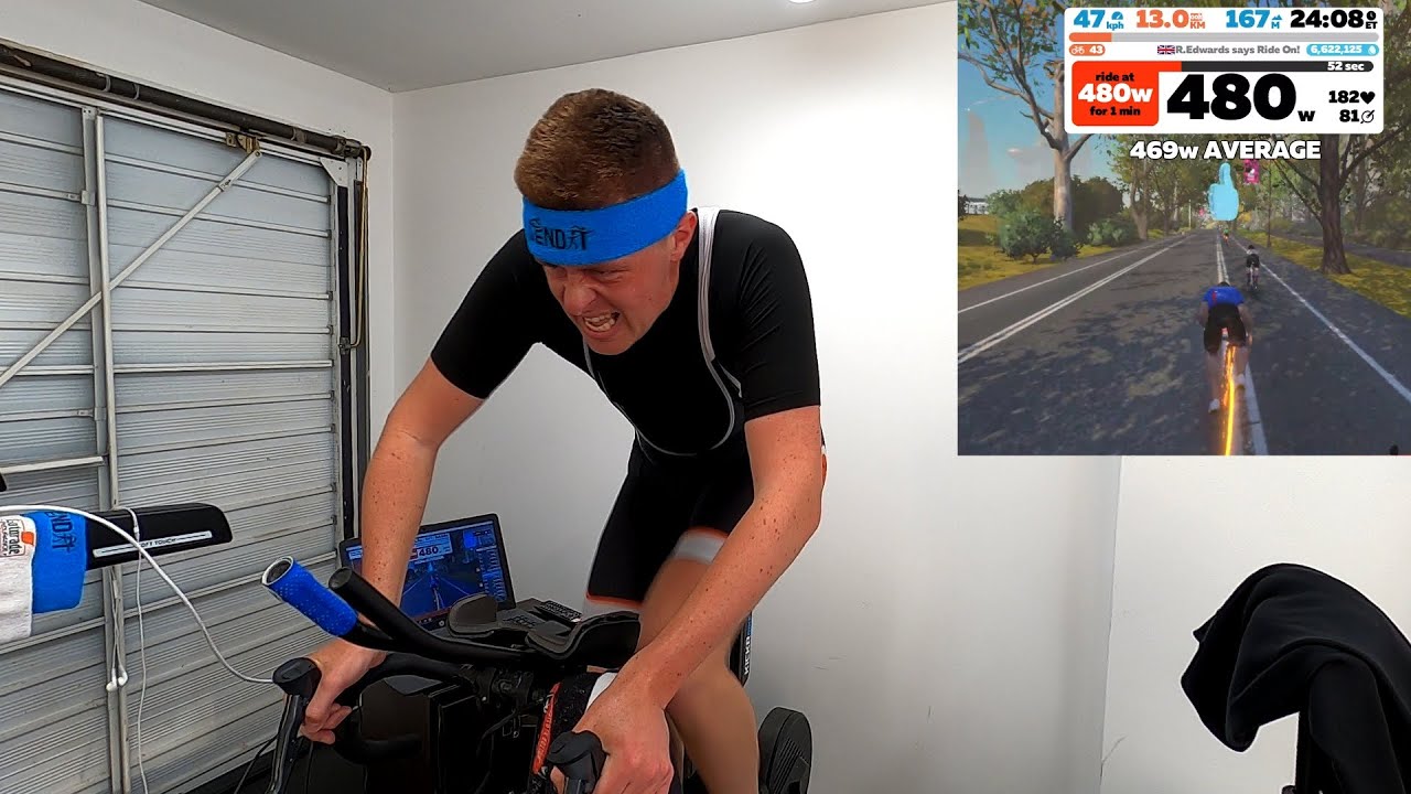 FTP Zwift Ramp Test *BRUTAL* - YouTube