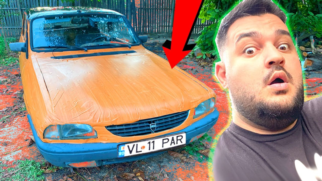 Mi-am COLANTAT Prima DACIA din ROMANIA cu PARCHET ROSU Singur! - YouTube