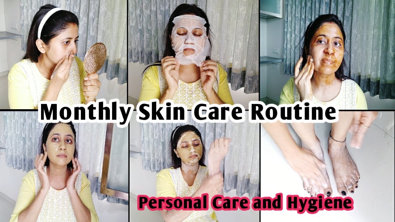 My Monthly Skin Care Routine/ Skincare Easy Steps/ Personal Care - YouTube