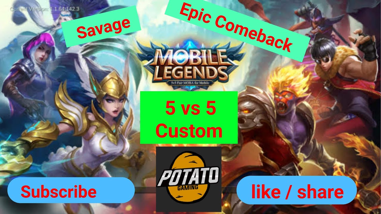 Custom Game 5 vs 5 • ML Pro Play| #mobilelegends #customgame #Games ...