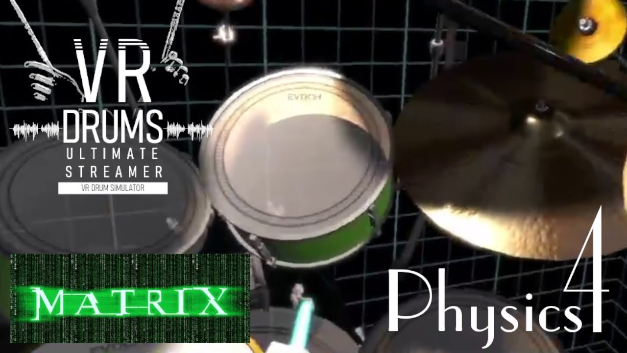 The Matrix - Clubbed To Death Drum Cover in VR Drums Ultimate Streamer ...