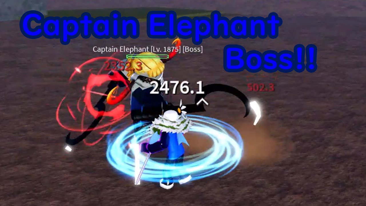 Blox fruits Captain Elephant Boss - YouTube