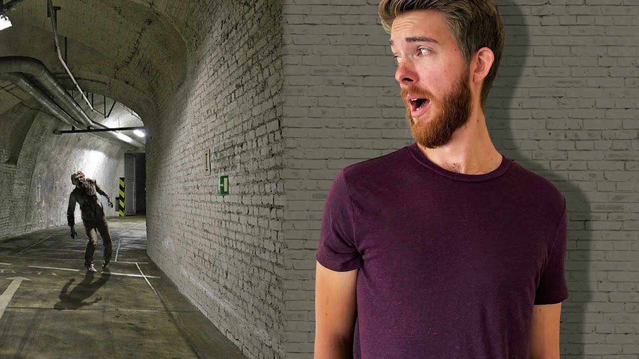 Trapped in a Bunker with a Zombie! *ESCAPE CHALLENGE* - YouTube
