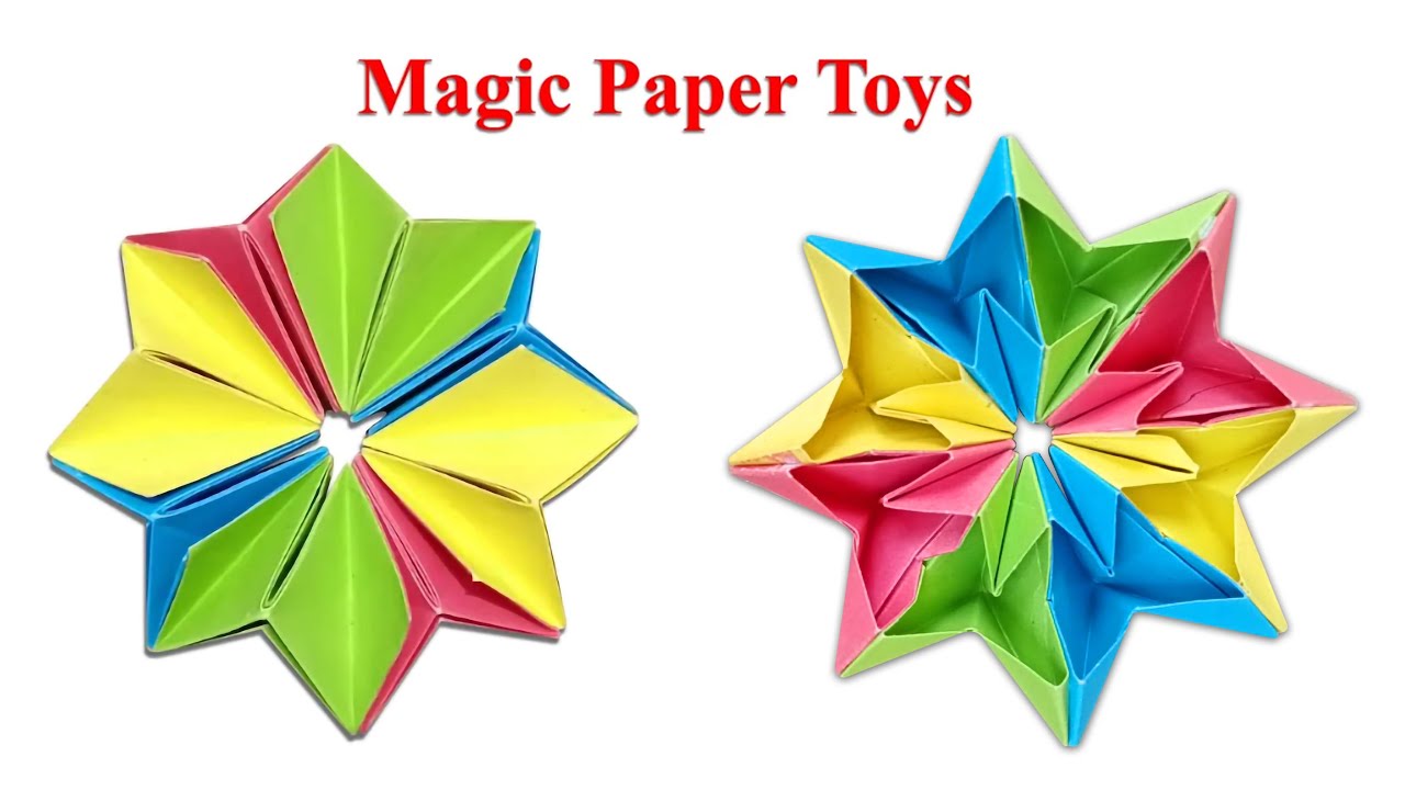 Magic paper toys making - পেপার দিয়ে ম্যাজিক খেলনা | Paper Craft | DIY ...