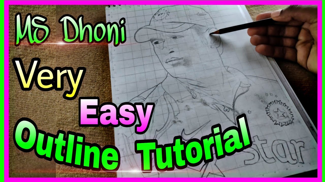 ms dhoni drawing|drawing ms dhoni|how to draw ms dhoni|how to draw ms ...