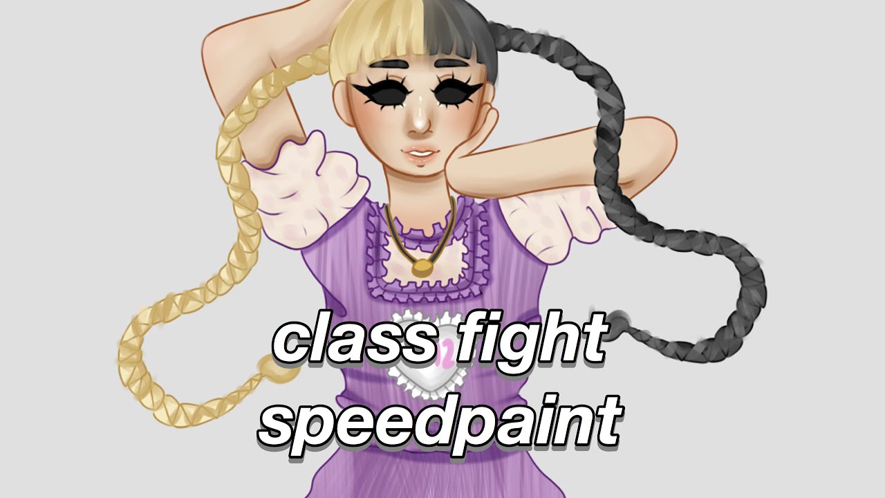 class fight melanie martinez speedpaint - YouTube