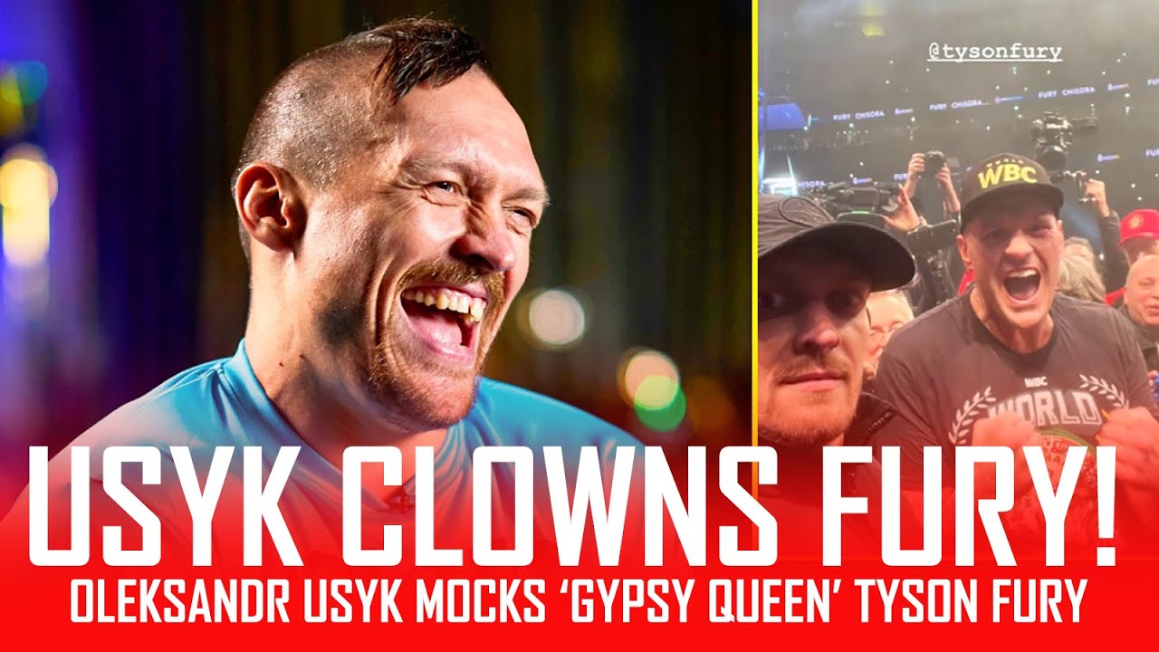 🤣 Usyk CLOWNS "Gypsy Queen" Tyson Fury & Joseph Parker!!! 🤣 - YouTube