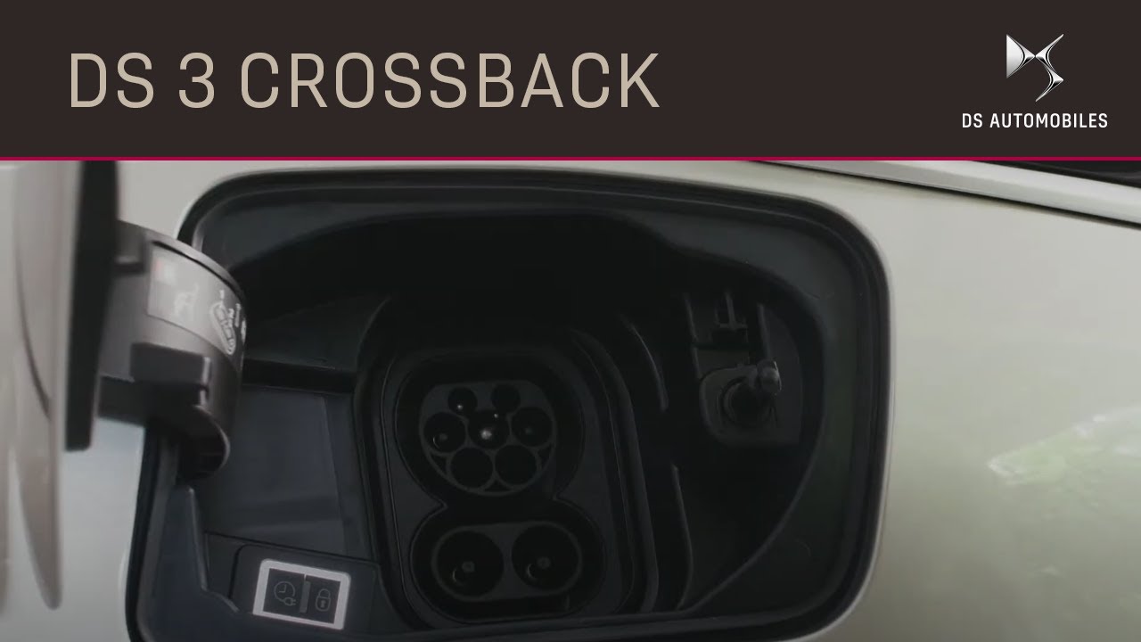 DS 3 CROSSBACK E-TENSE | charging from a regular household supply - YouTube