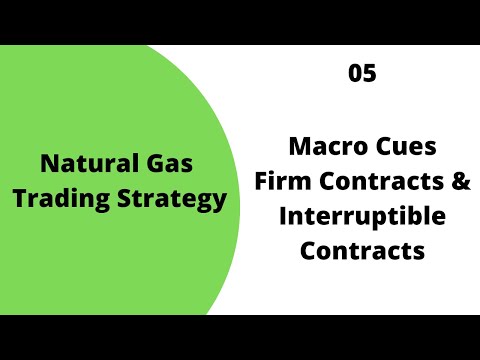 Natural Gas Futures Trading Strategy: Macro Cues: Firm Contracts & Interruptible contracts