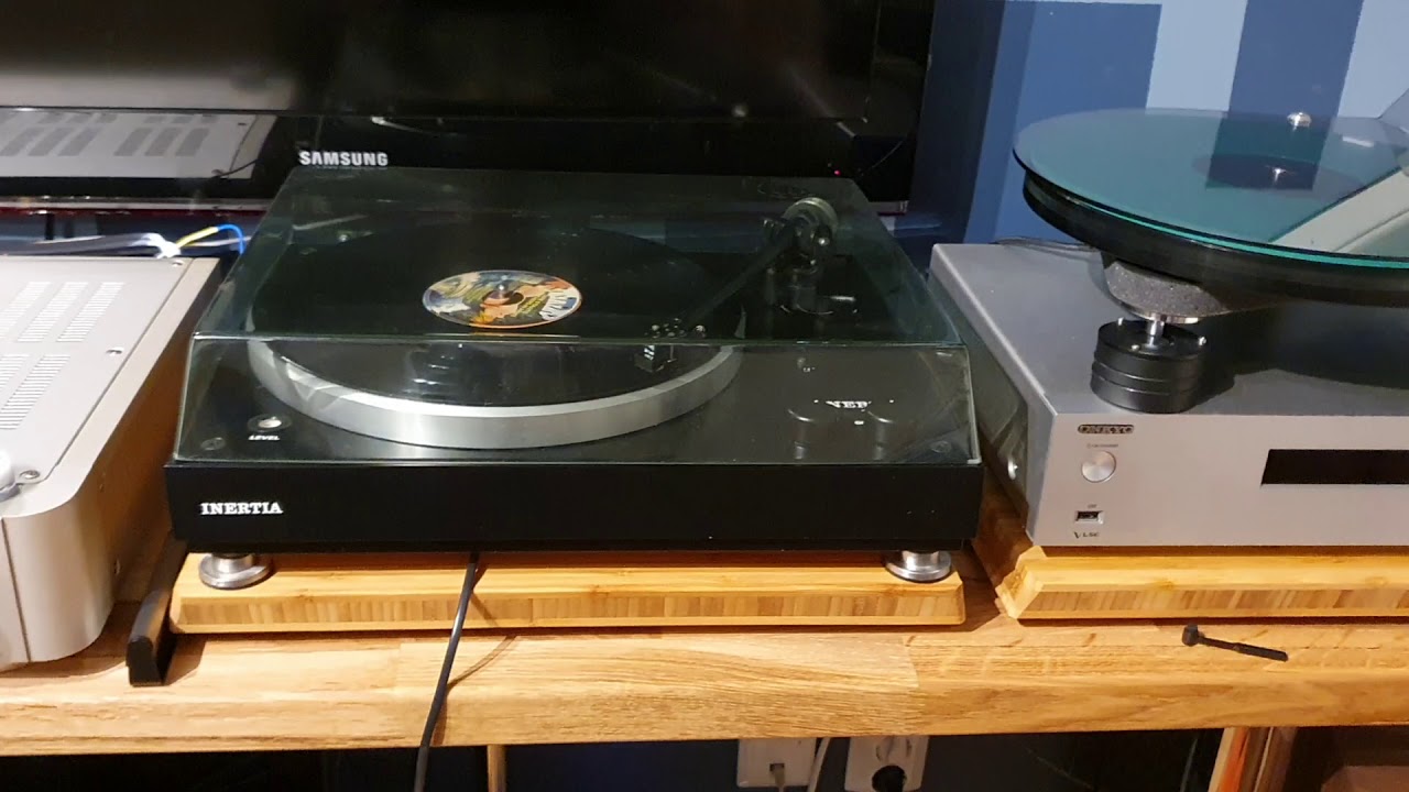 Inertia vintage turntable from Sweden. - YouTube