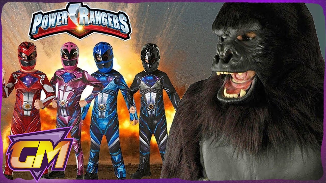 POWER RANGERS Vs KING KONG (Skull Island) - Scary Kids Parody - YouTube