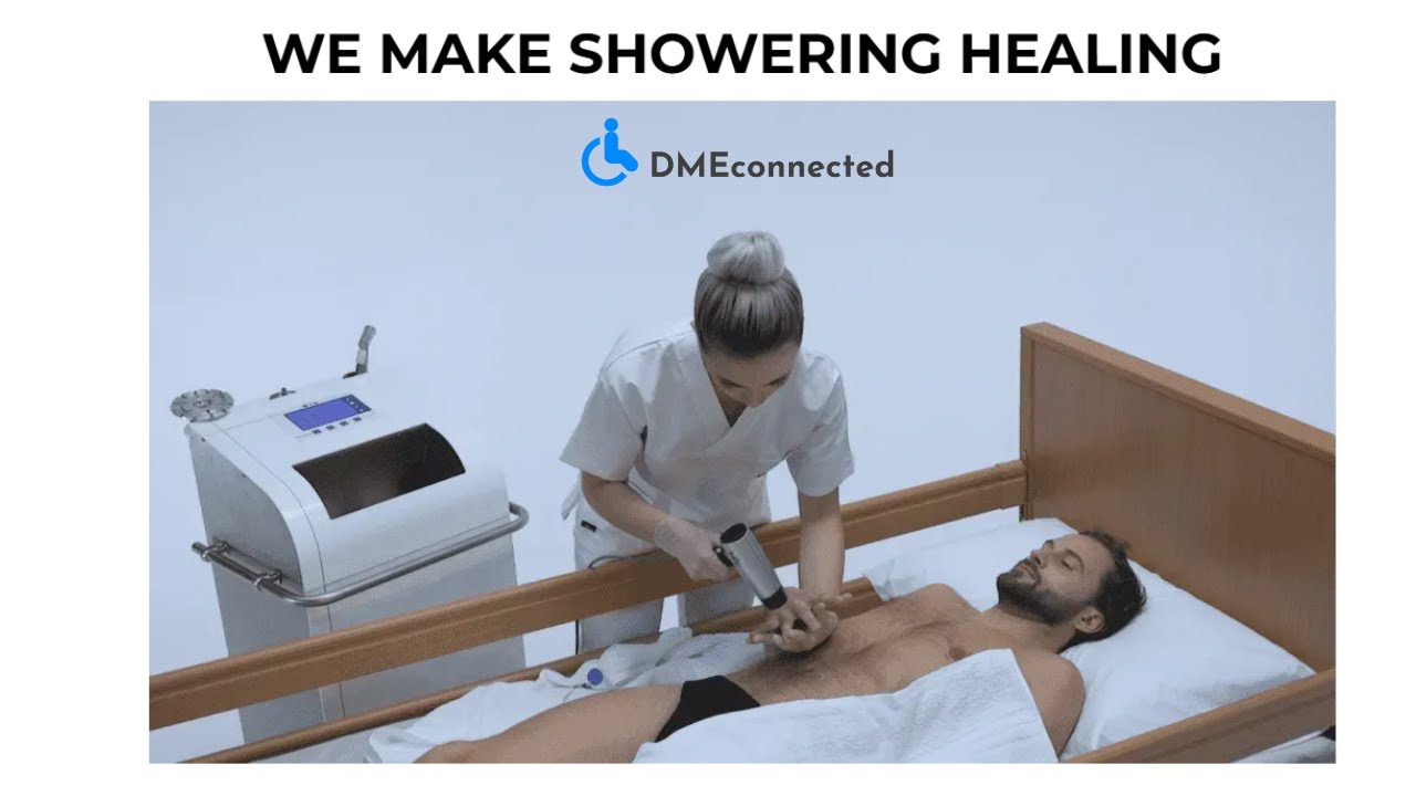 Cutting-Edge Mobile In-Bed Shower System for Bedridden Patients. - YouTube