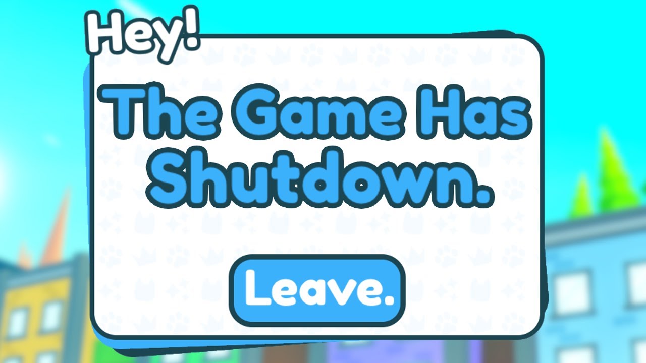 Pet Simulator X Is Shutting Down.. - YouTube
