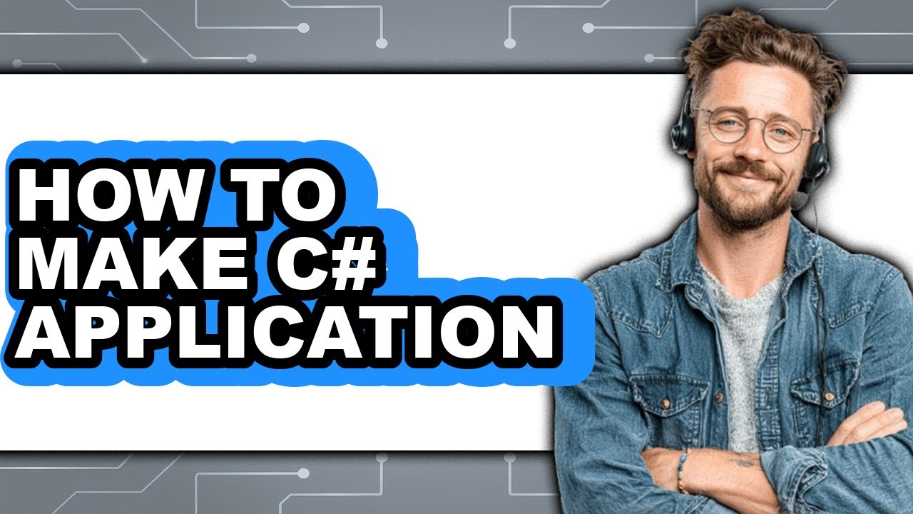 How to Make C# Application (only Way) - YouTube