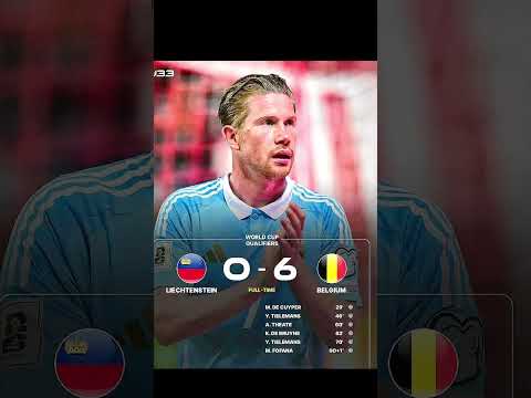 Liechtenstein vs Belgique (0-6) Highlights Moments All Goals. Qualification Coupe Du Monde 2026