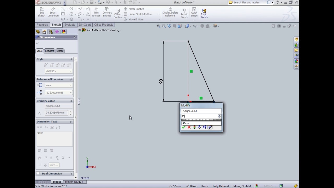 #Solidworks_for_begginers : How to make a Cone on Solidworks, Exercice ...