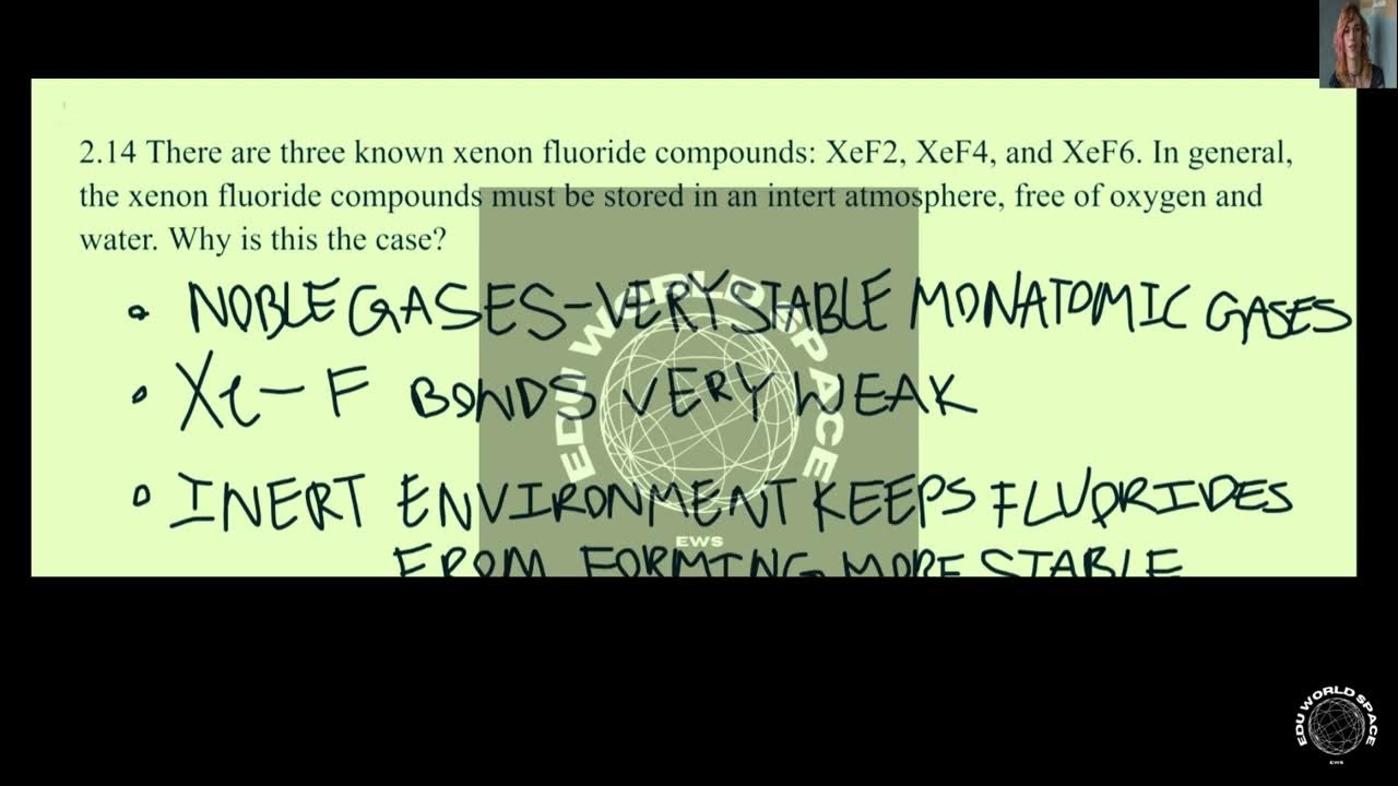 [Chemistry] There are three known xenon fluoride covalent compounds ...