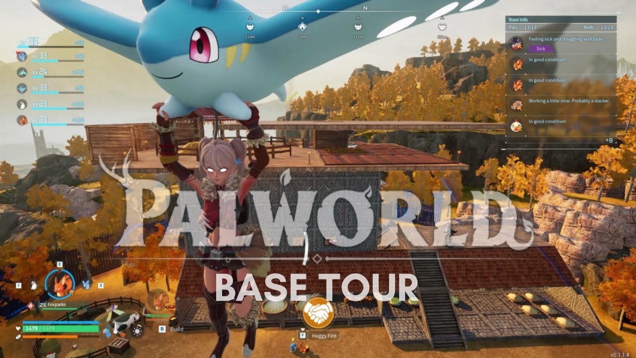PALWORLD SOLO BASE TOUR - LEVEL 35 - YouTube