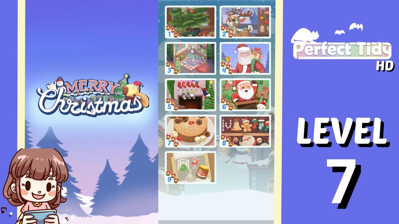 Perfect Tidy Christmas Level 7 Complete Walkthrough - YouTube