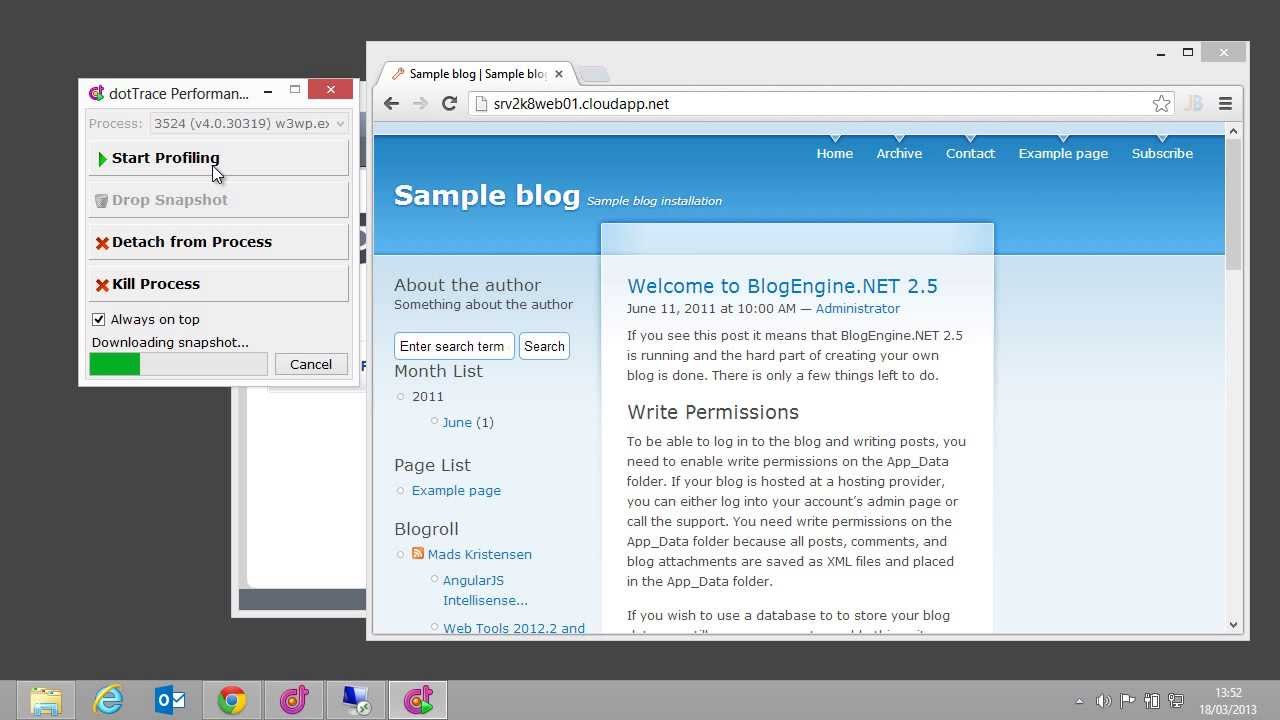 Remote Profiling using dotTrace - YouTube