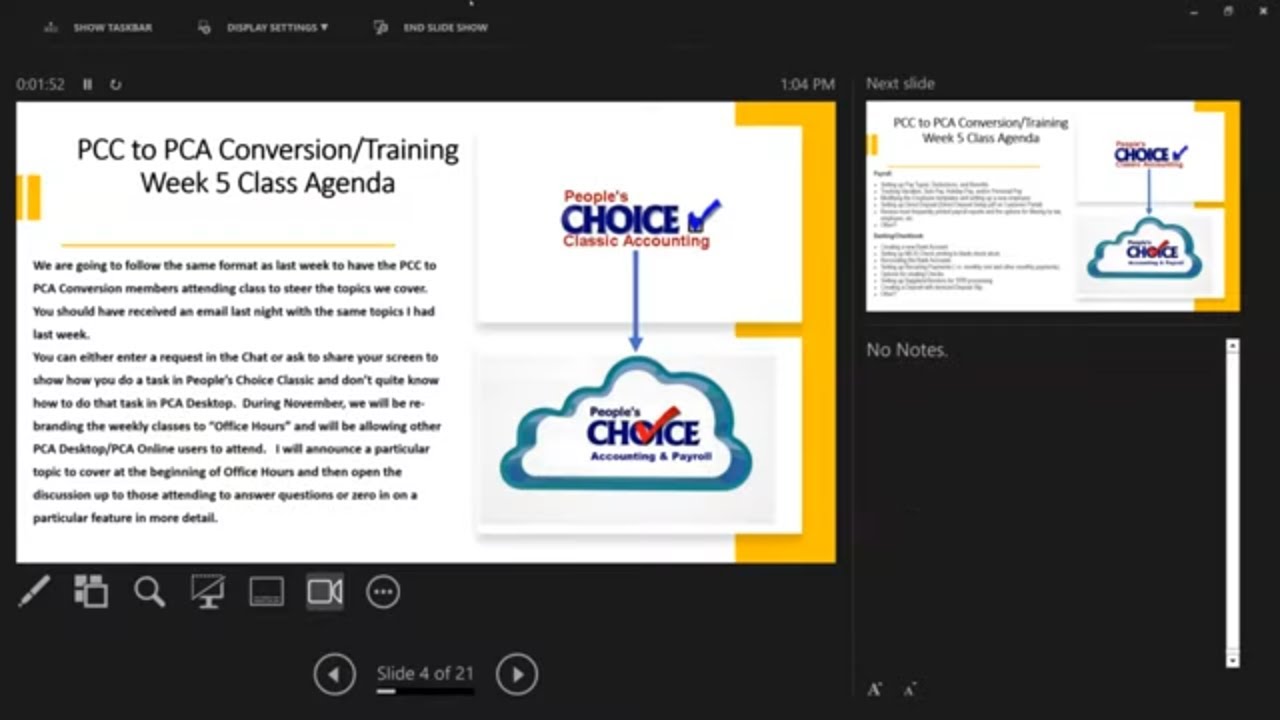 PCC to PCA Conversion Class 11 2 2023 - YouTube
