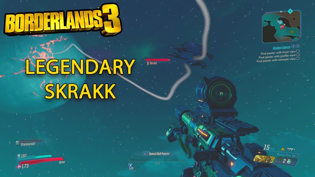 Borderlands 3 Legendary Skrakk Crew Challenge "Ascension Bluff ...