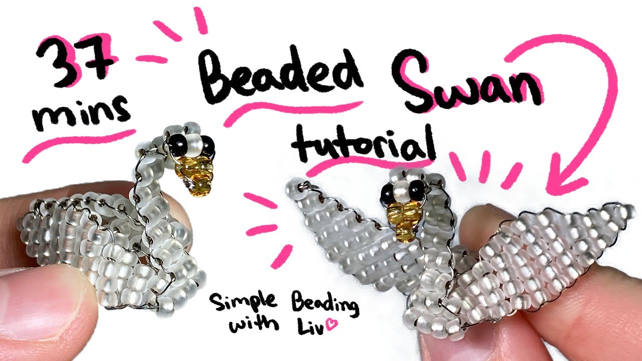 Beaded Swan Tutorial - YouTube