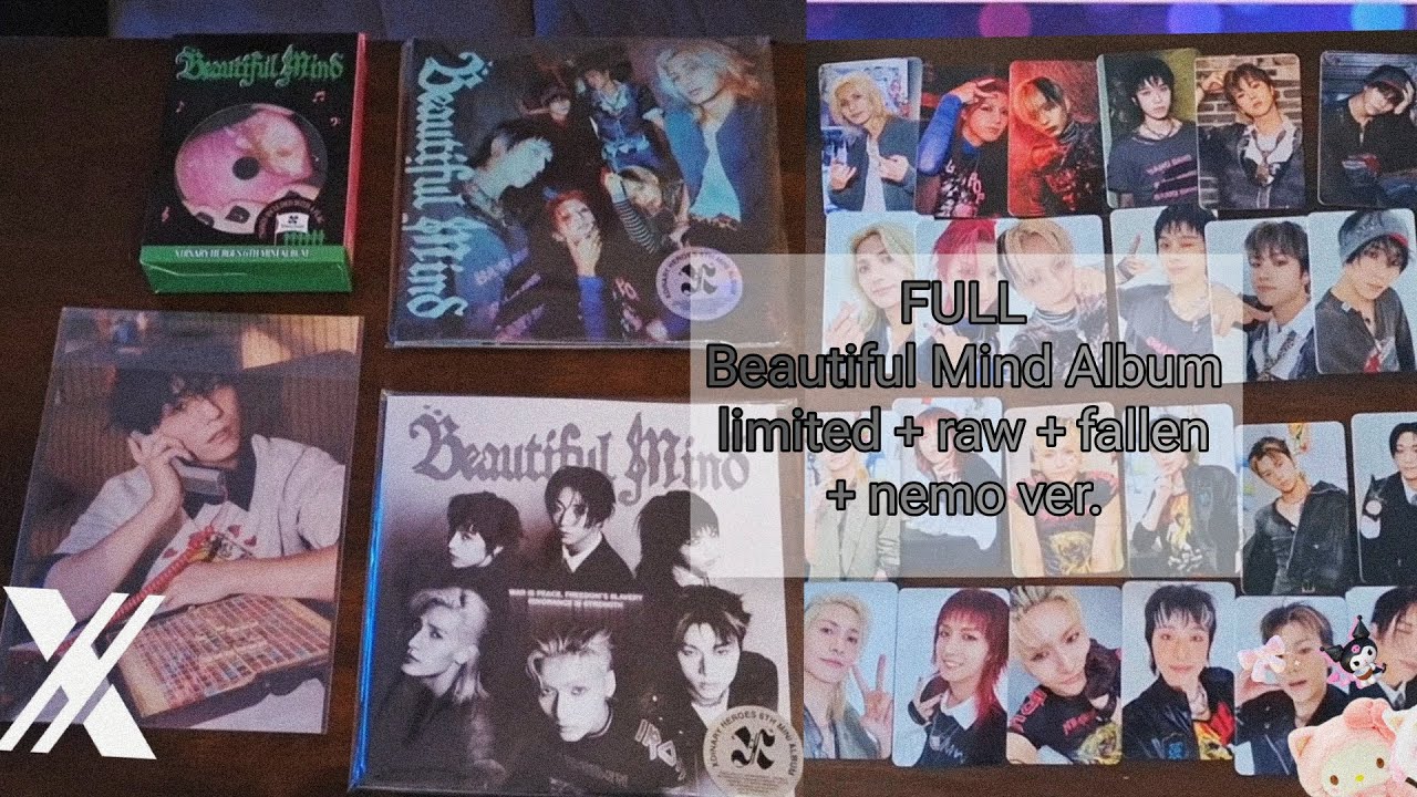 Xdinary Heroes Beautiful Mind FULL unboxing (Limited + Raw + Fallen ...