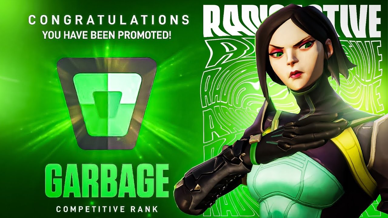LIVE! RANKING UPTO GARBAGE | RADIOACTIVE | VALORANT #valorant # ...