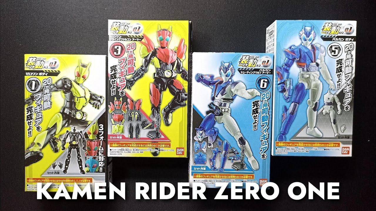 Shodo Kamen Rider Zero One Figure Build Up Unboxing & Review Livestream ...