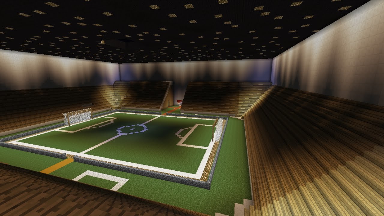Minecraft Quick Build | 1 Hour Challenge | Football Stadium [2] - YouTube