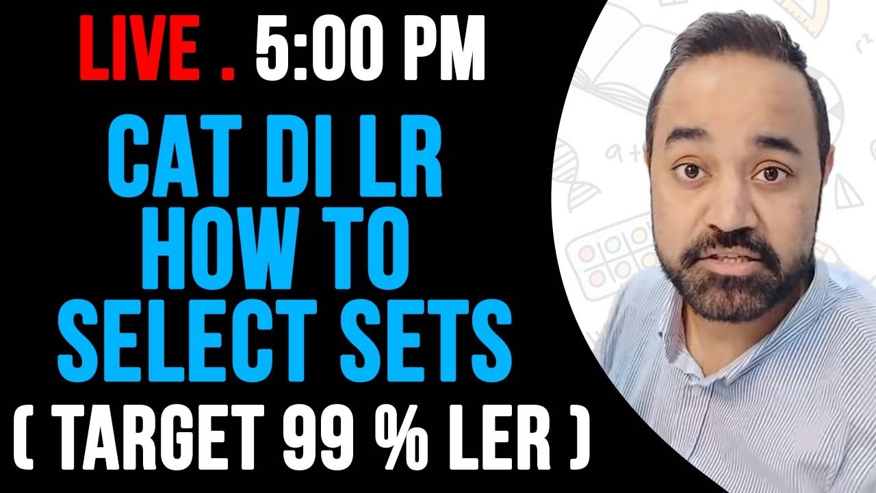 CAT DI LR - HOW TO SELECT SETS ( Target 99 % Ler ) | DI LR Strategy ...