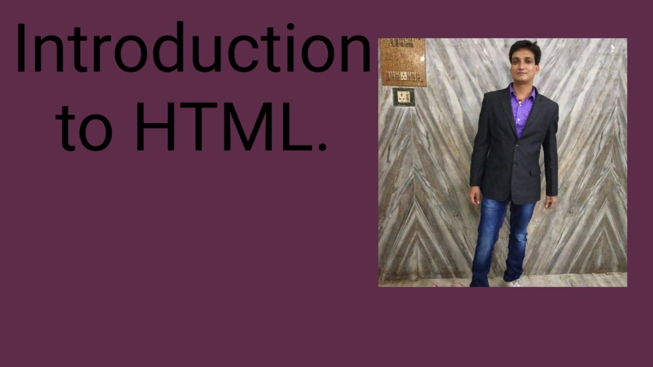 Introduction to HTML / Learn HTML / Sankalp Education - YouTube