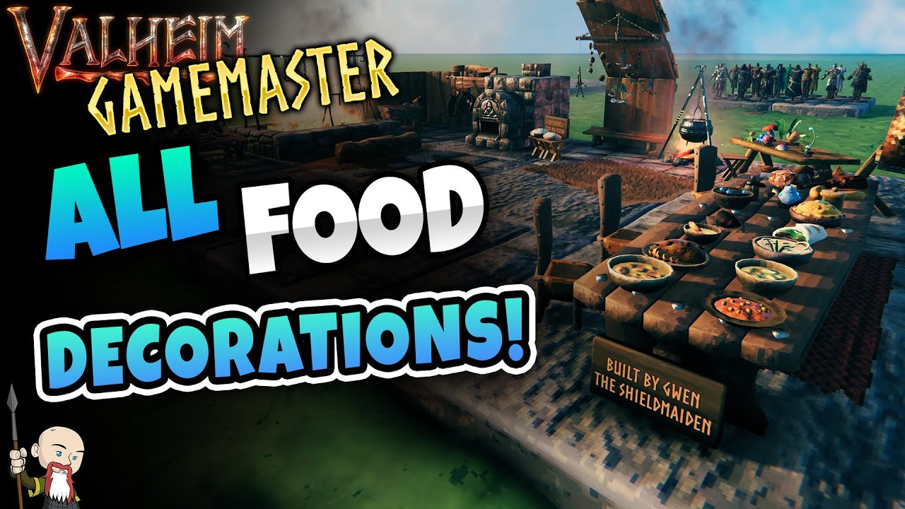 Every Decorative Food & Kitchen item in Valheim on a convenient Build ...