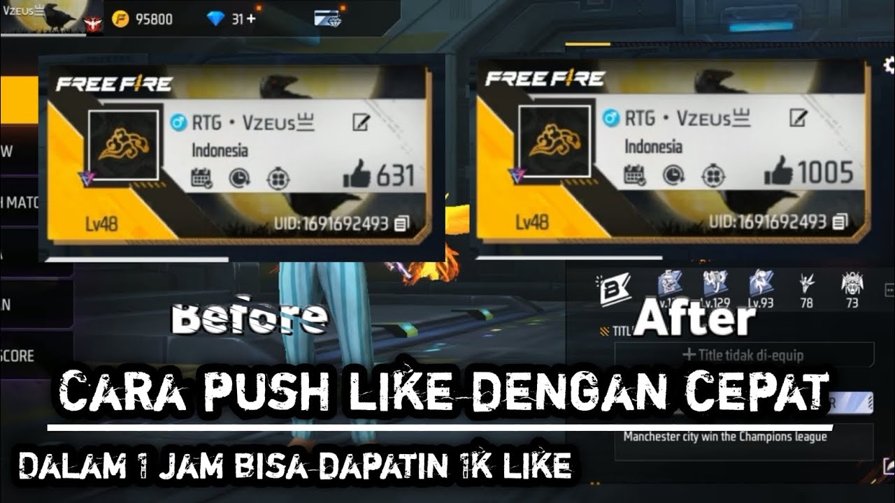 Cara push like dengan cepat - YouTube