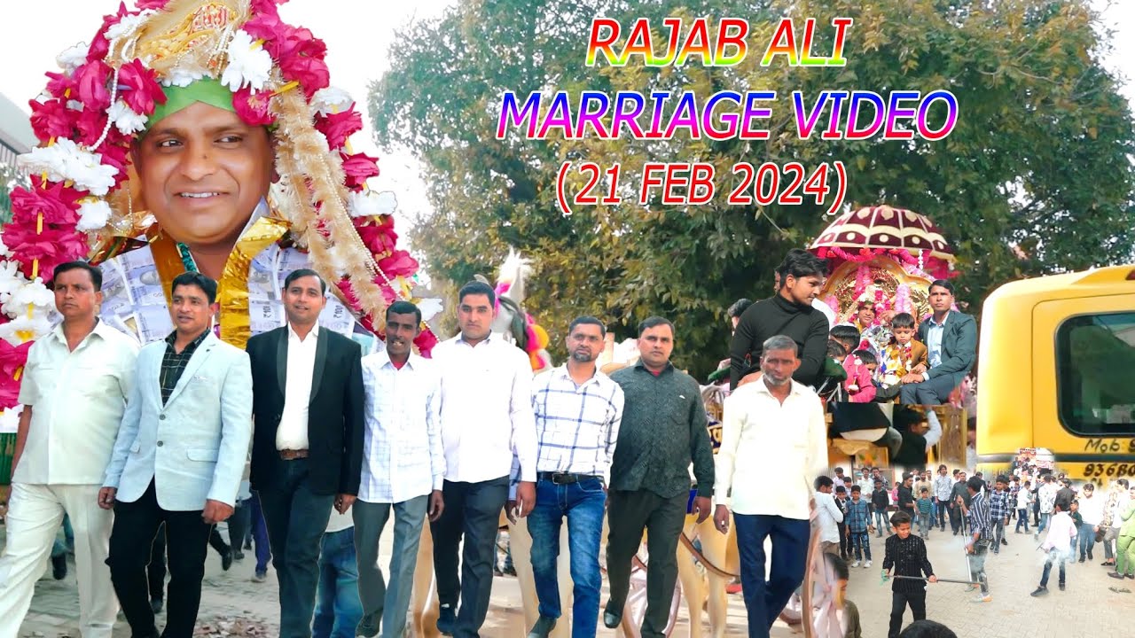 Rajab Ali Marriage Video (21 Feb 2024,) Saif Khan Sarai, Sambhal uttar ...